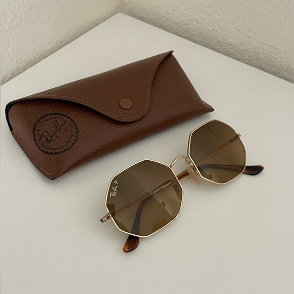 Ray-Ban | Accessories | Ray Bun Octagonal Classic Polarized Lens ...